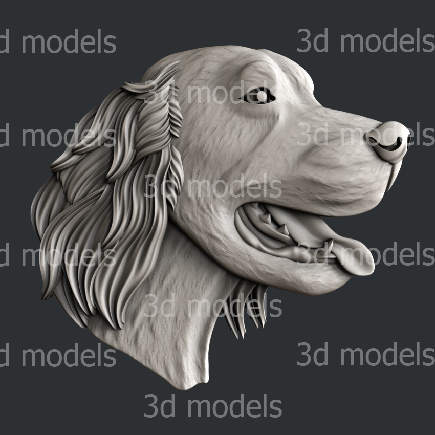 STL file Dog Irish Setter・3D printer design to download・Cults