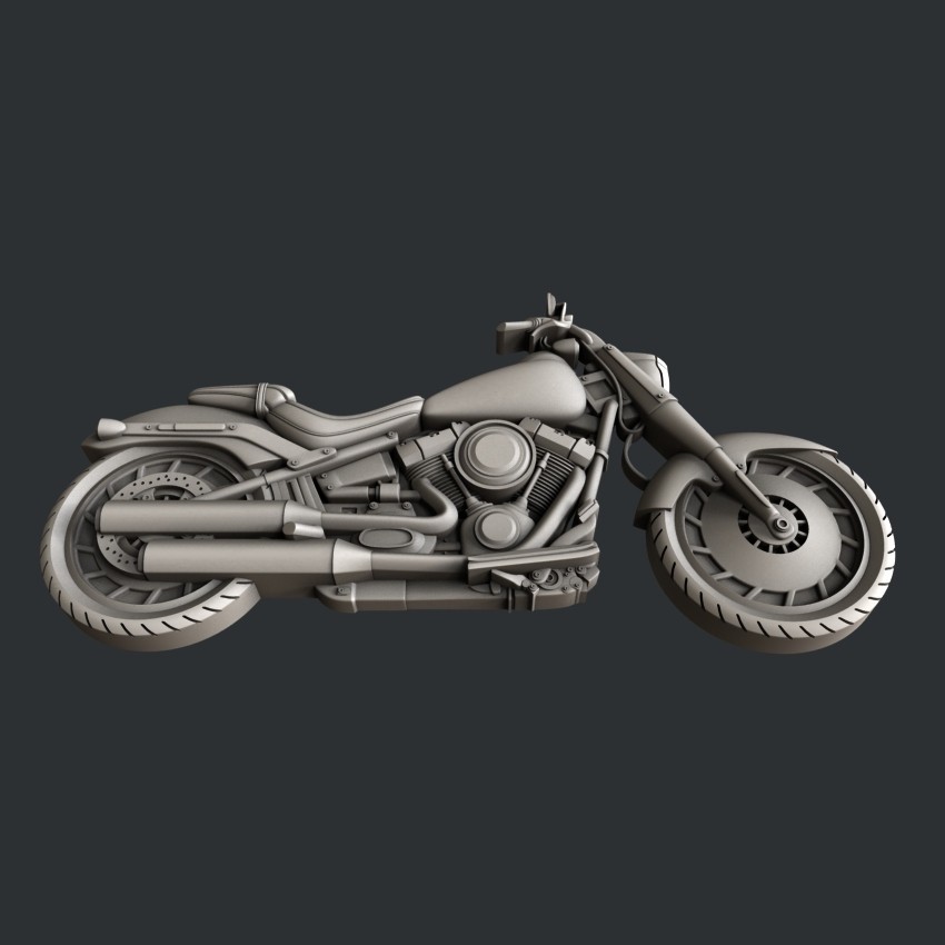 STL file 3d models motorcycle・3D printer design to download・Cults