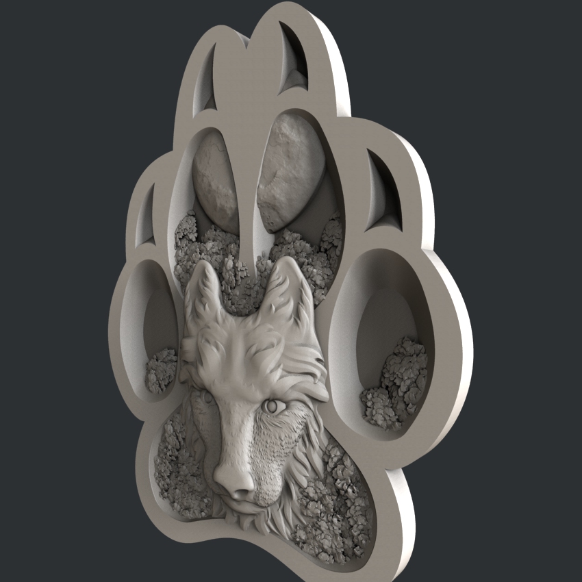 Fichier STL loup・Design pour imprimante 3D à télécharger・Cults