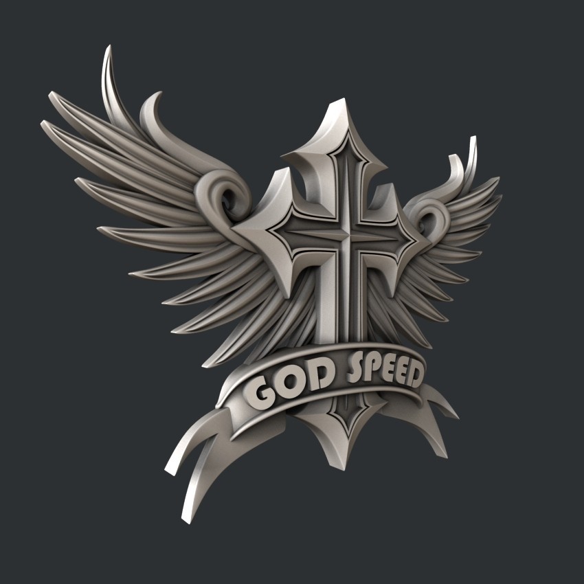 STL file 3d models god speed・3D printable model to download・Cults