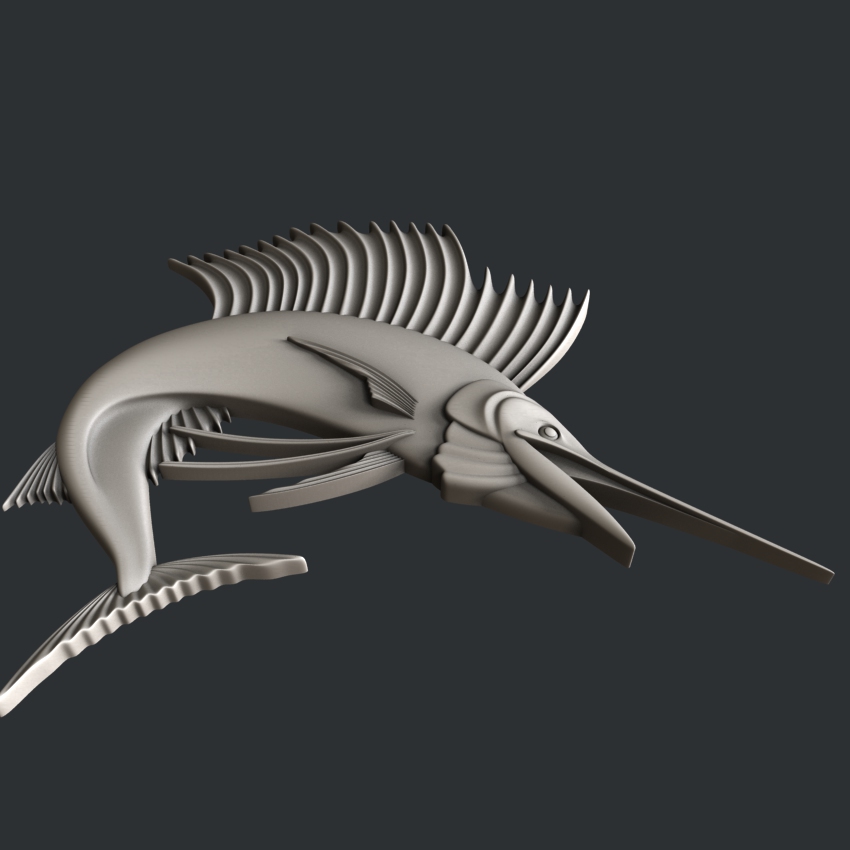 STL file swordfish 🖨️・3D printable model to download・Cults