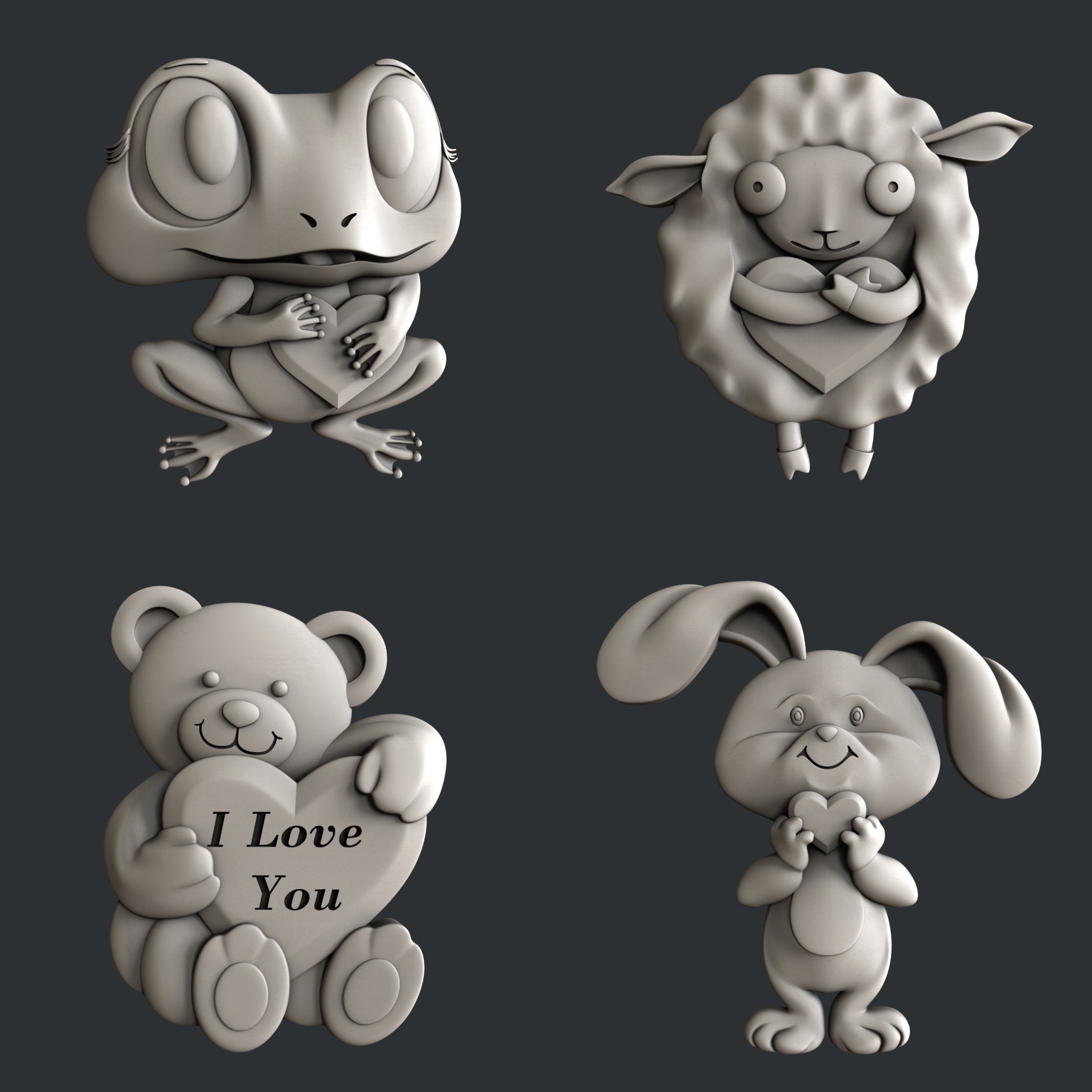 STL file Love ️‍🔥・Template to download and 3D print・Cults