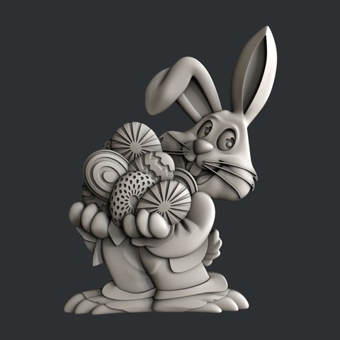 Download 3D printing templates Easter bunny ・ Cults