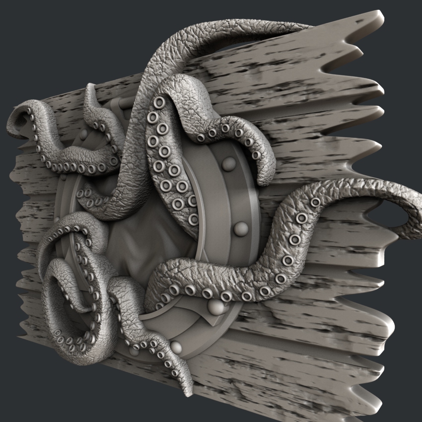 STL file octopus・Design to download and 3D print・Cults