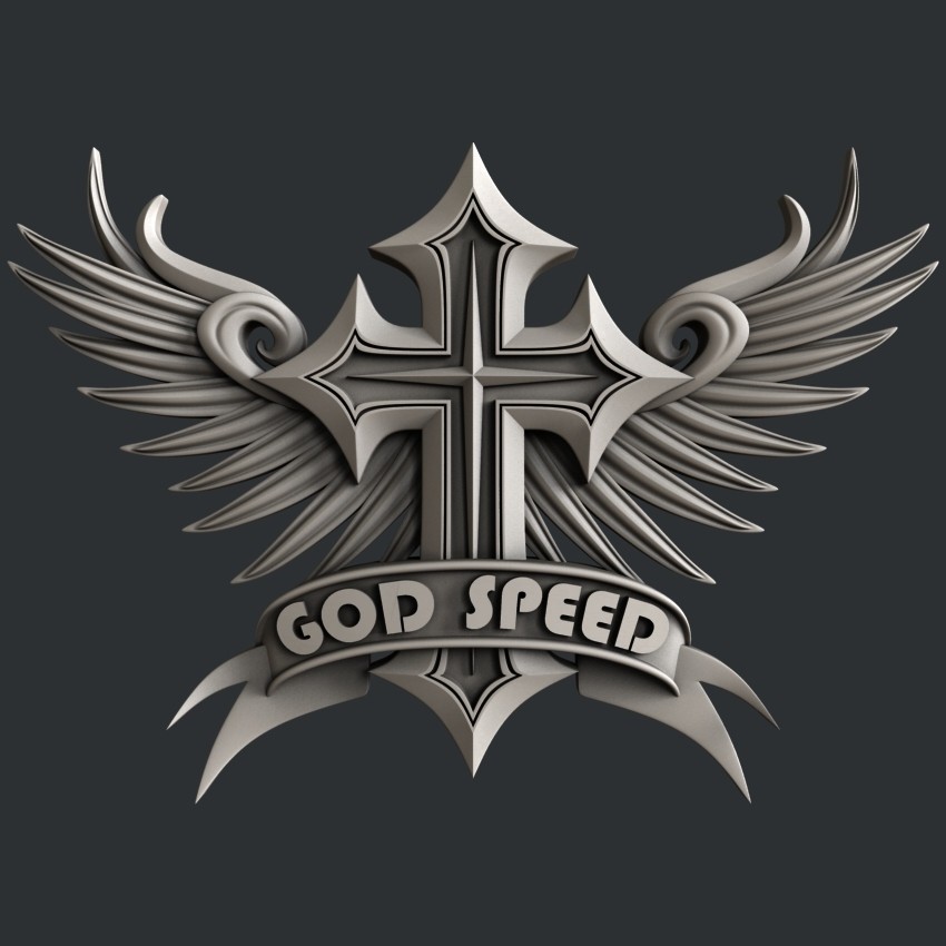 STL file 3d models god speed・3D printable model to download・Cults