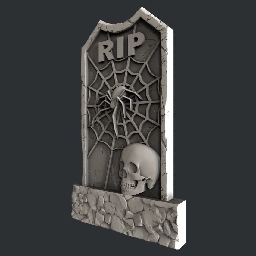 STL file Tombstones・3D printable model to download・Cults