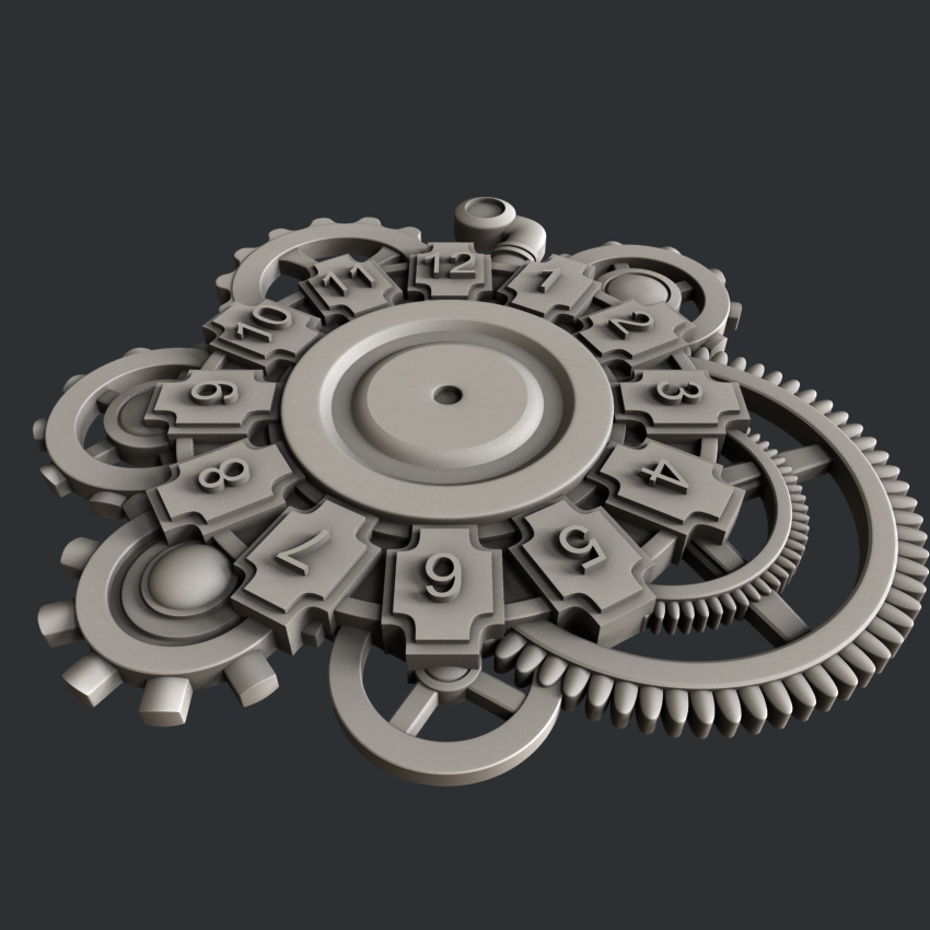 STL file clock c23・3D print design to download・Cults