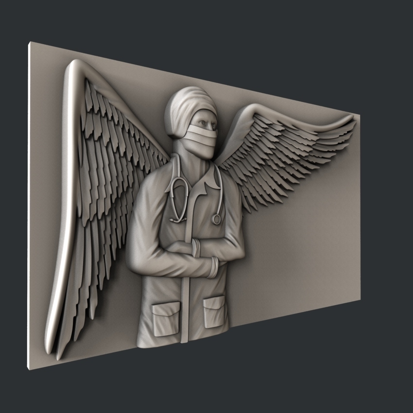 Free STL file doctor angel 🩺・3D print design to download・Cults