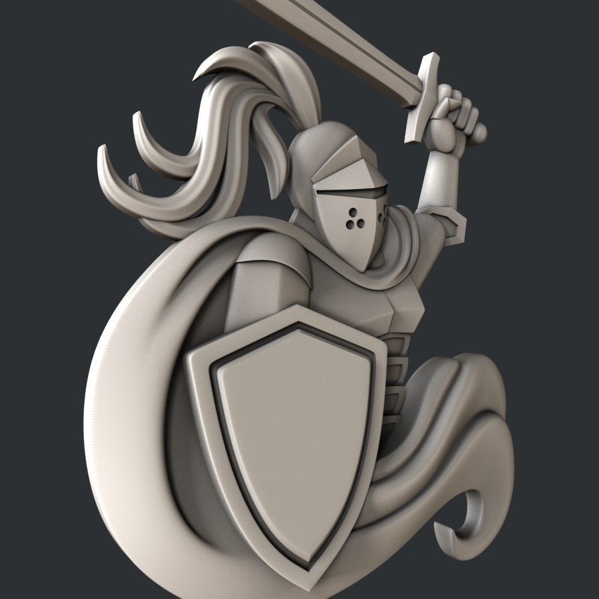STL file knight・3D printable model to download・Cults