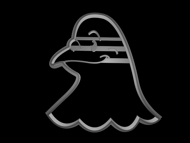 STL file Curious George cookie cutter set・3D printing template to ...