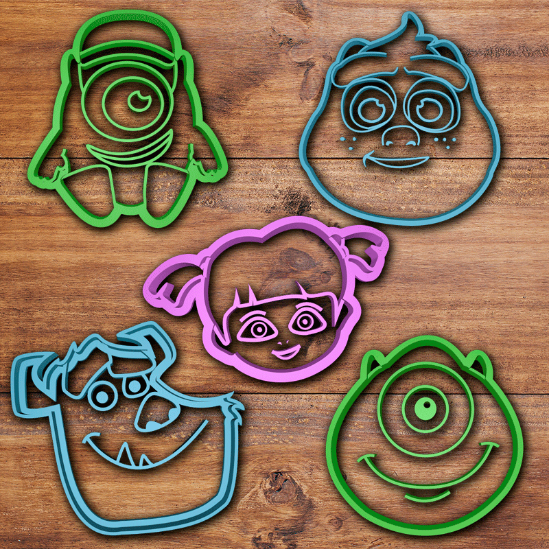 3D file All disney Cookie cutters set +60・3D printable model to ...