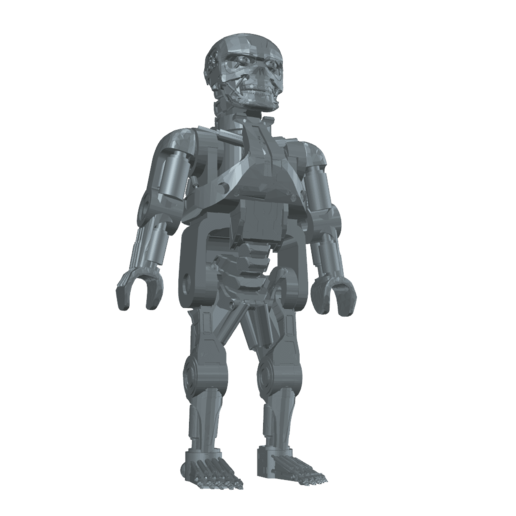 Download free STL file Terminator T-800 Playmobil ・ Cults