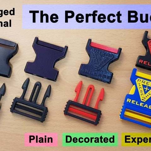 Download free STL file The Perfect Buckle • Model to 3D print ・ Cults