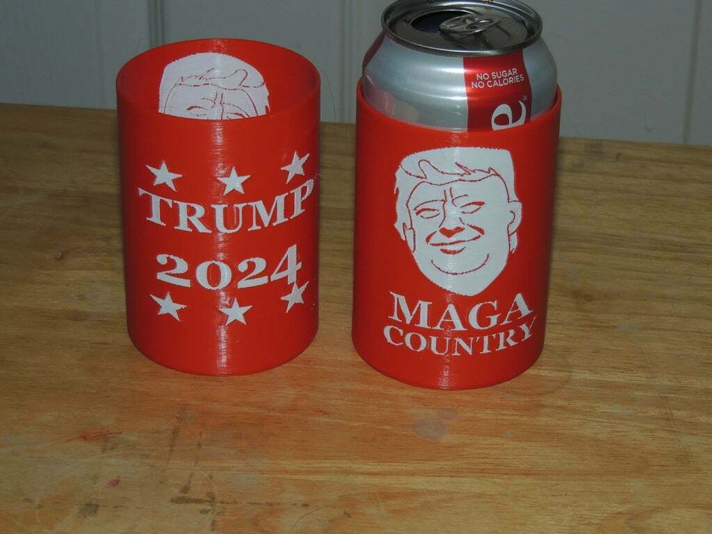 Free STL file Dual Extrusion Trump Can Holder 🥫・3D printer model to ...