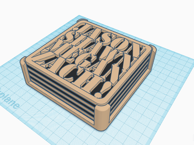 Free STL file Customizable Coasters with Holder・3D printer design to ...