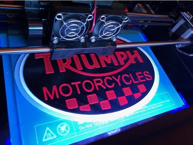 Free STL file Triumph Motorcycles Logo Sign・Model to download and 3D ...