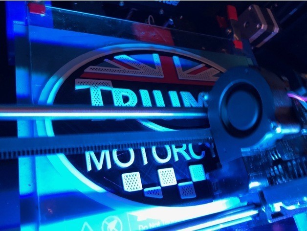 Free STL file Triumph Motorcycles Logo Sign・Model to download and 3D ...