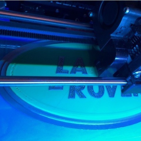 Download free STL Land Rover Logo Sign ・ Cults