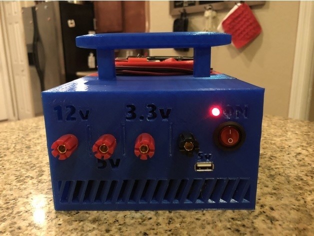 Free STL file ATX Bench Power Supply w Cord Storage 🔧・3D printer model ...