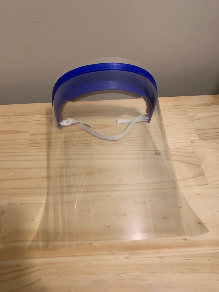 Free 3D file Face Shield HOSPITAL APPROVED - Modified HanochH with ...