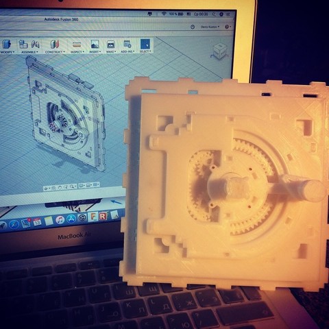 Download STL file Mechanical safe with coded lock • 3D print model ・ Cults