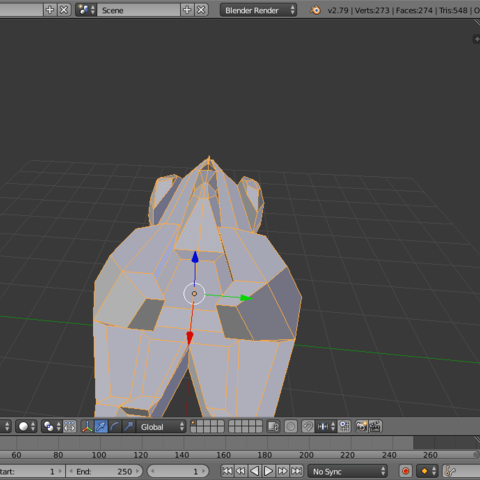 Télécharger objet 3D Vaisseau spatial low poly ・ Cults