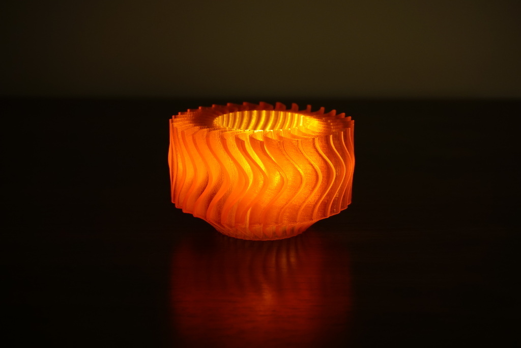 Free 3D file Turbine Tealight Holder・3D printer design to download・Cults