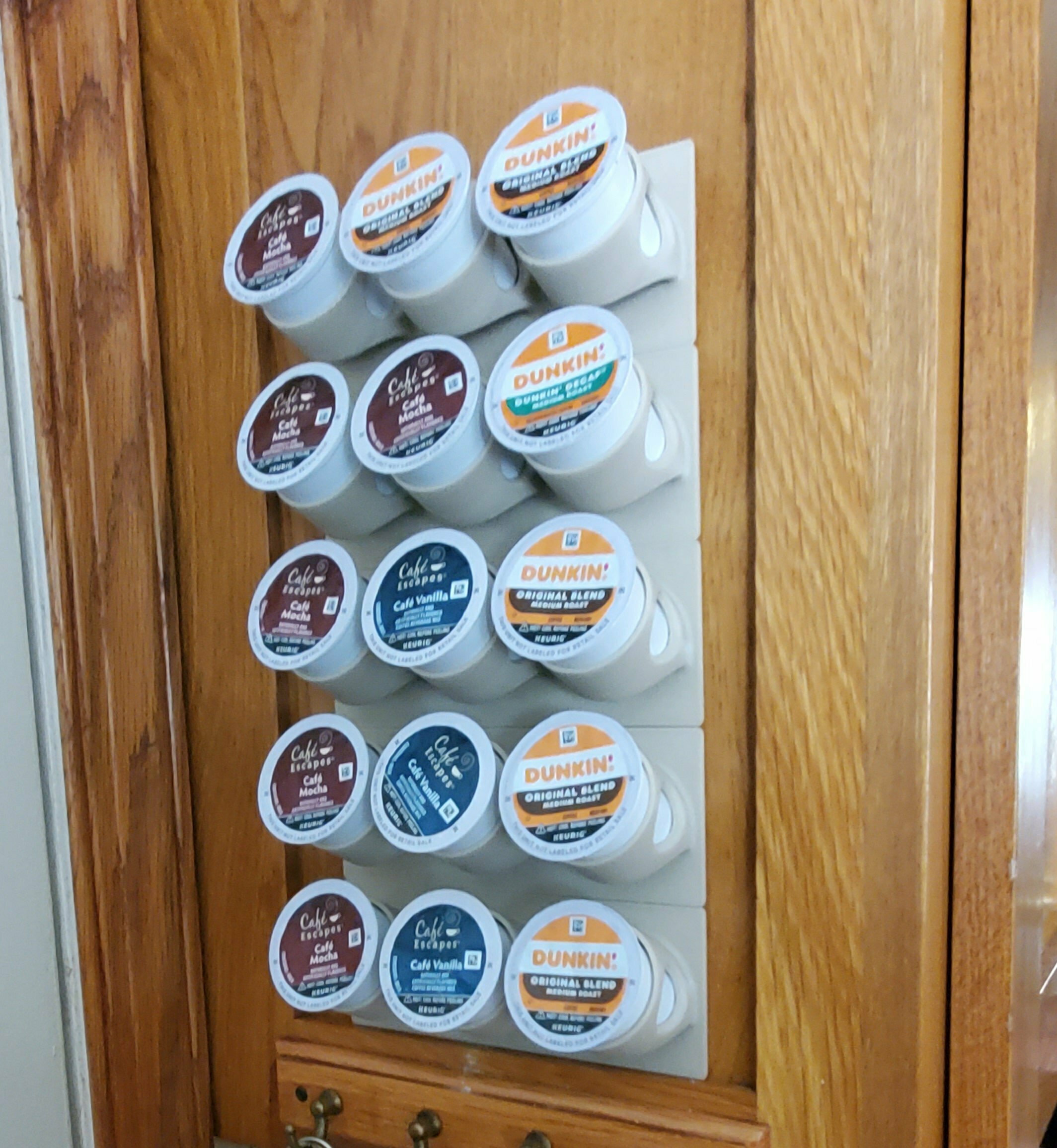 Free STL file K-Cup Wall Rack Set ☕・3D printer design to download・Cults