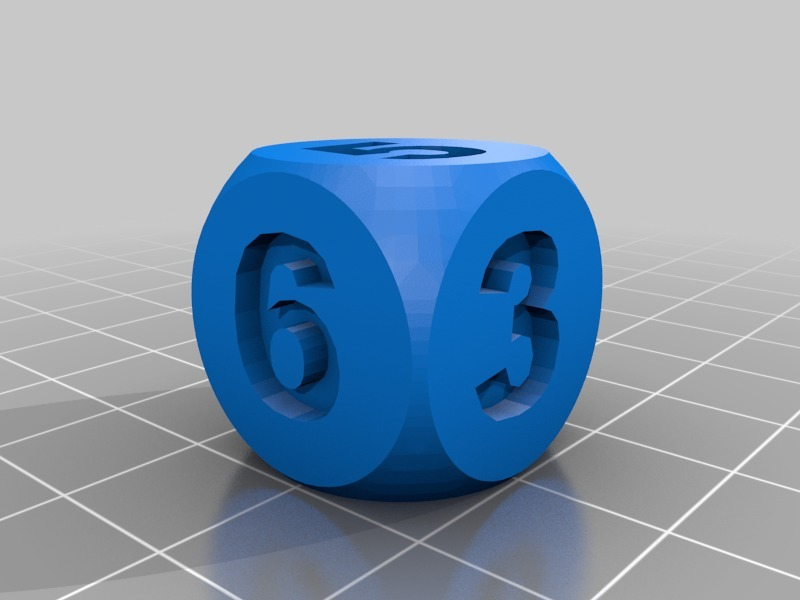 Free 3D file dice 20mm square・3D print design to download・Cults