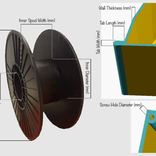 Download free SCAD file Spool Drawers • 3D print design ・ Cults