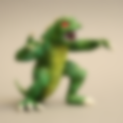 Download free 3D printer templates Gigazaur - King of Tokyo ・ Cults