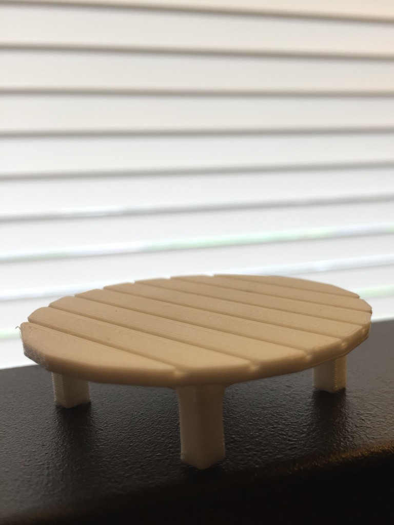 Free STL file Simple Mini D&D Round Table・3D printable model to ...