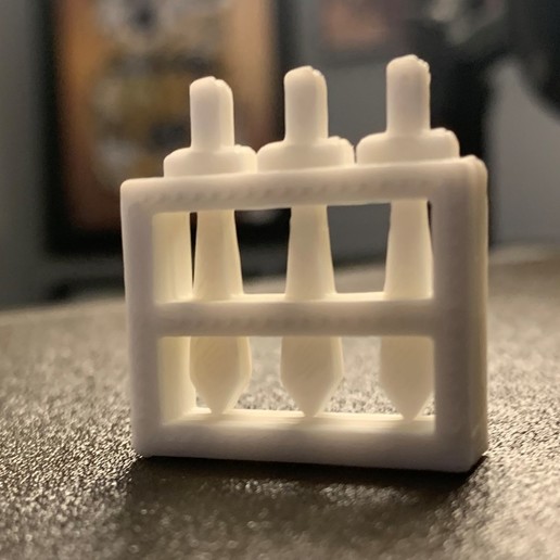 Download free STL file Simple Mini D&D Weapon Racks • 3D print object ...