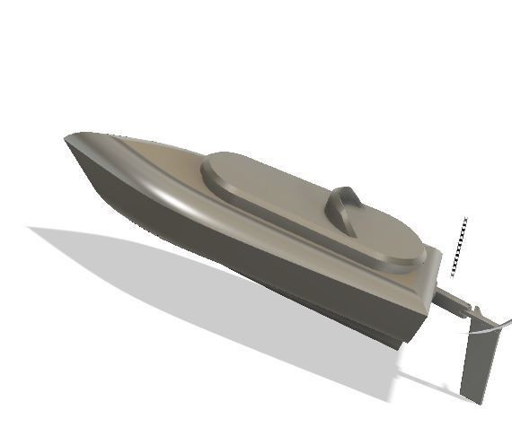 STL file RC Boat・3D printer model to download・Cults