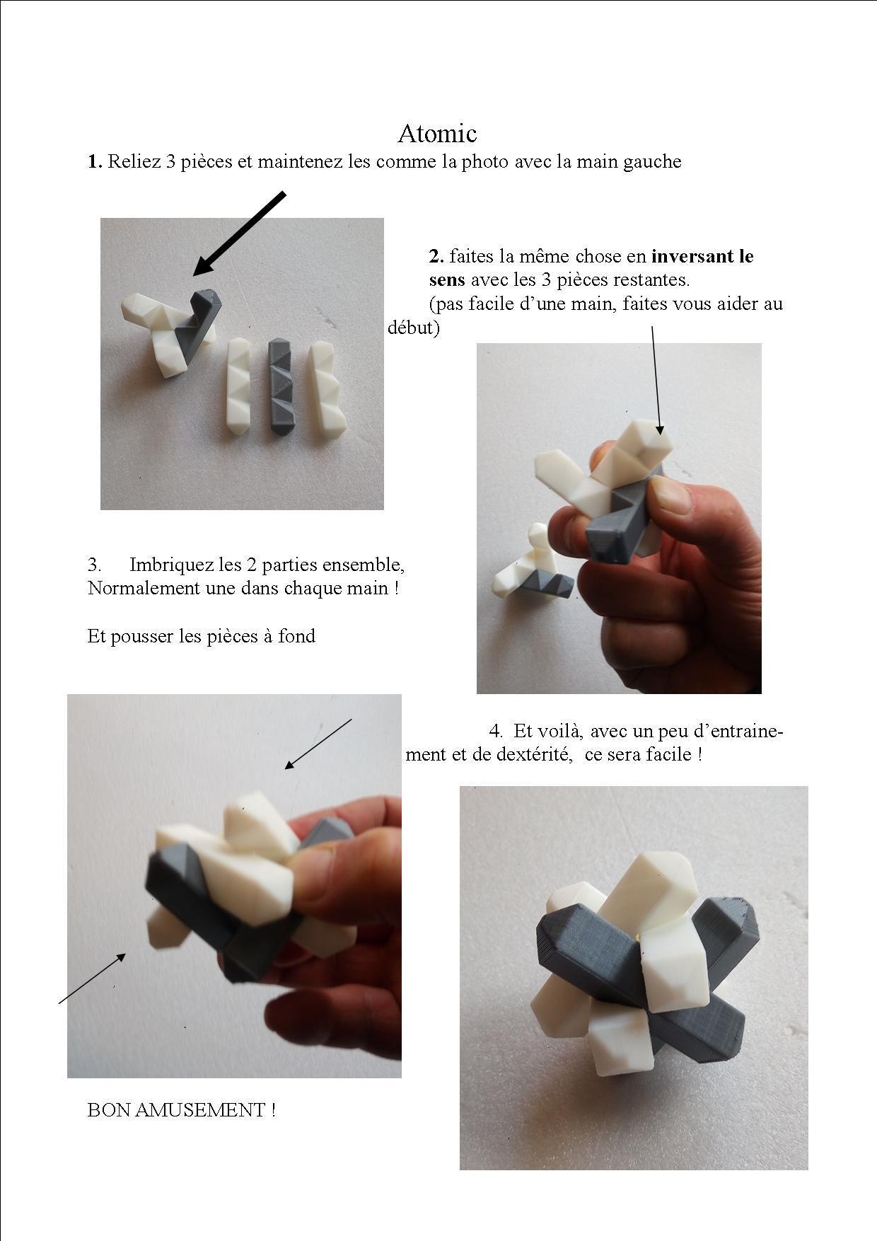 Free STL file Atomic!・3D printing design to download・Cults