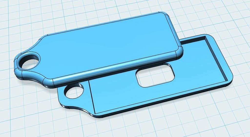 Free STL file AirTag RFID-tga keychain casing・3D printer model to ...