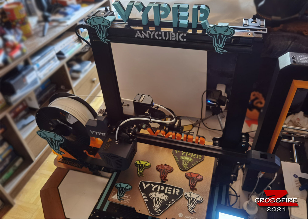 3D file Anycubic VYPER custom logo 🔧・3D print design to download・Cults