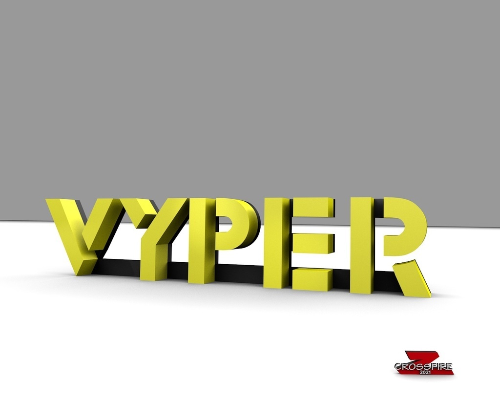 Fichier 3D gratuit Anycubic VYPER Lettering 3D・Design imprimable en 3D à télécharger・Cults
