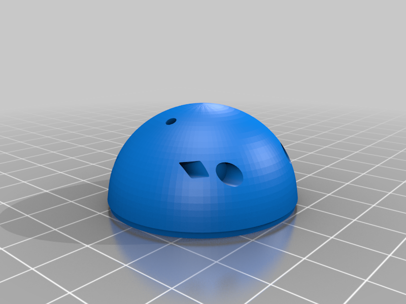 Android Logo Blue 3d