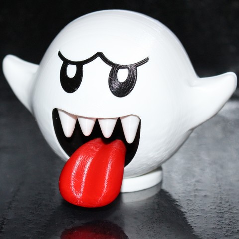 3D printing Boo from Mario games - Multi color ・ Cults