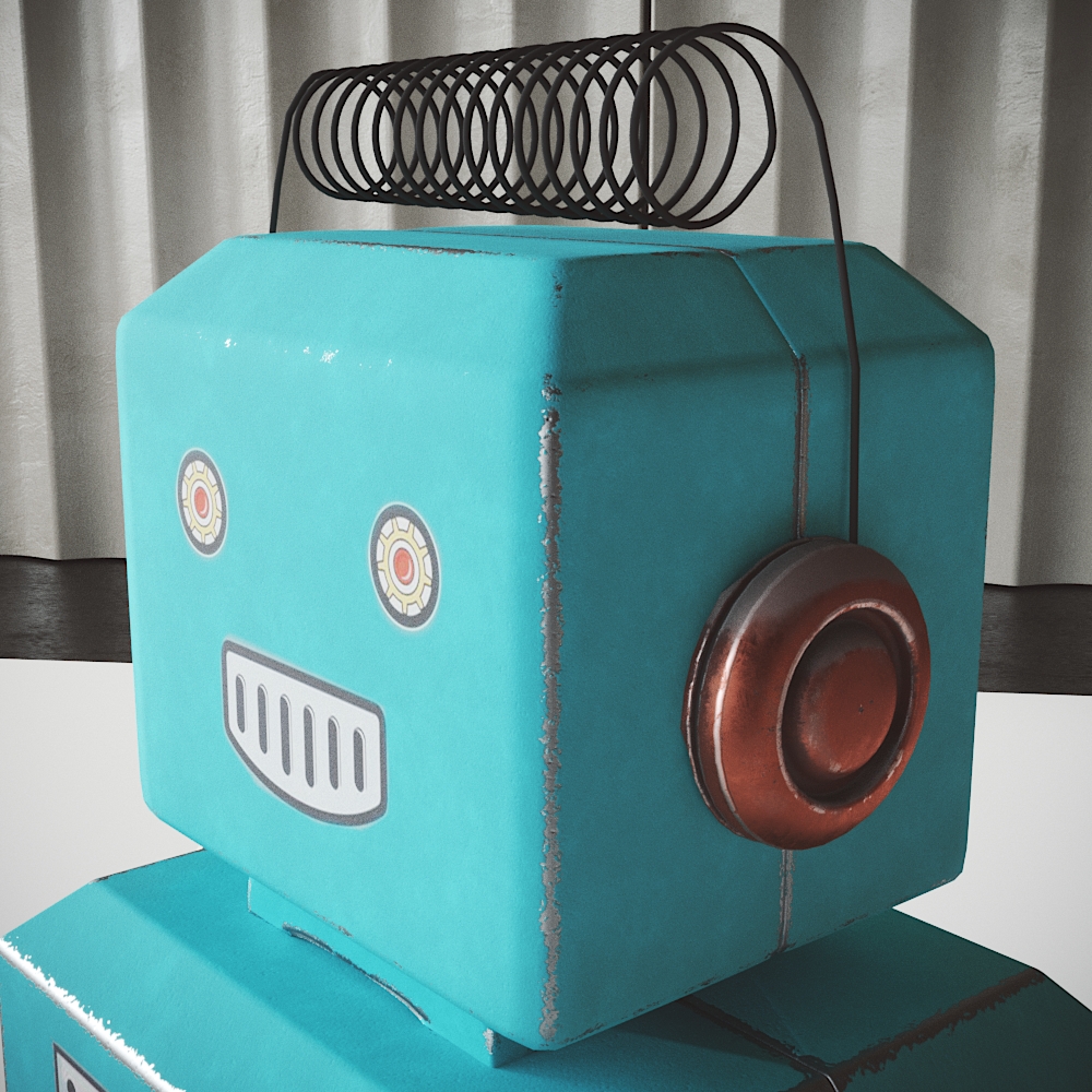 Download OBJ file Vintage robot • 3D print model ・ Cults