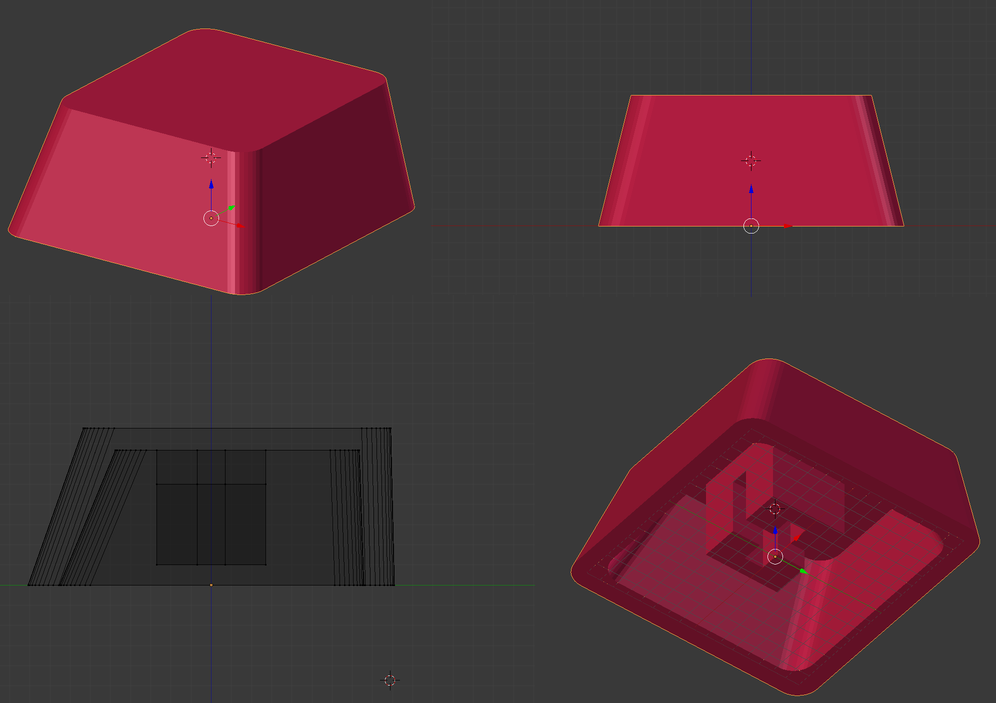 Download STL file Skull Keycap STL for Cherry MX 3D print model • 3D ...