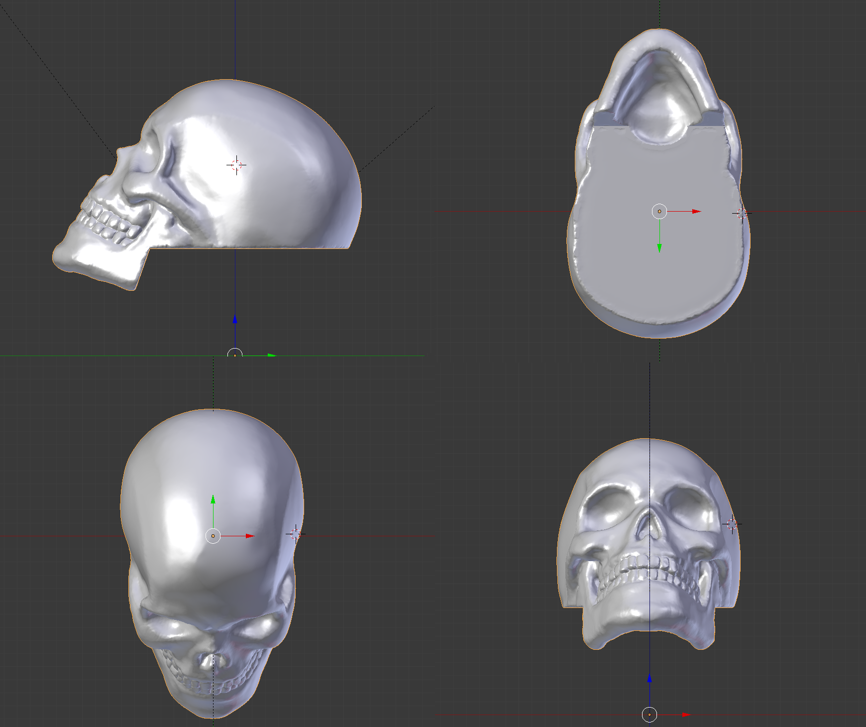 Download STL file Skull Keycap STL for Cherry MX 3D print model • 3D ...
