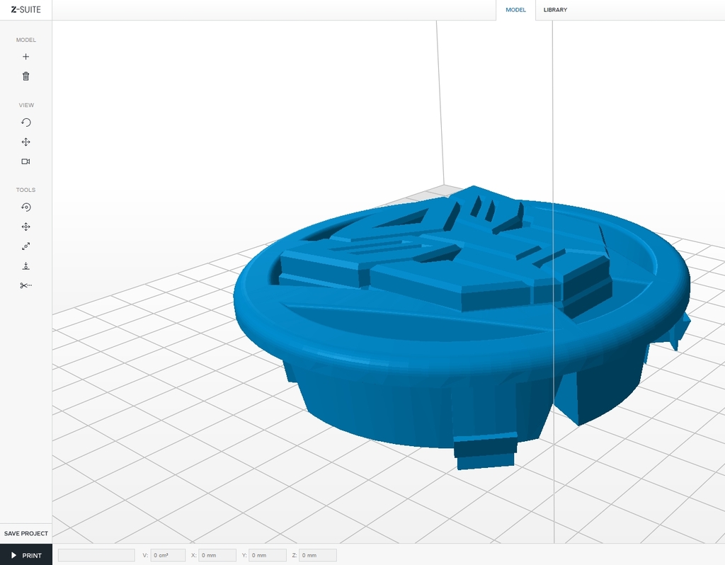 Archivo 3D gratis Volkswagen VW Golf 3 Autobot Transformers Front Emble ...