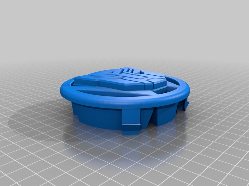 Archivo 3D gratis Volkswagen VW Golf 3 Autobot Transformers Front Emble ...