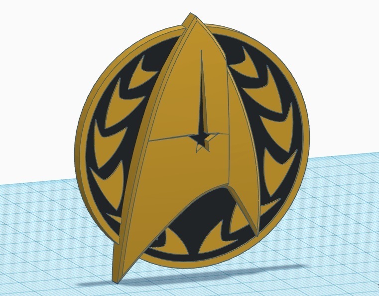 Free 3D file Star Trek Discovery Admiral's Badge・Model to download and ...