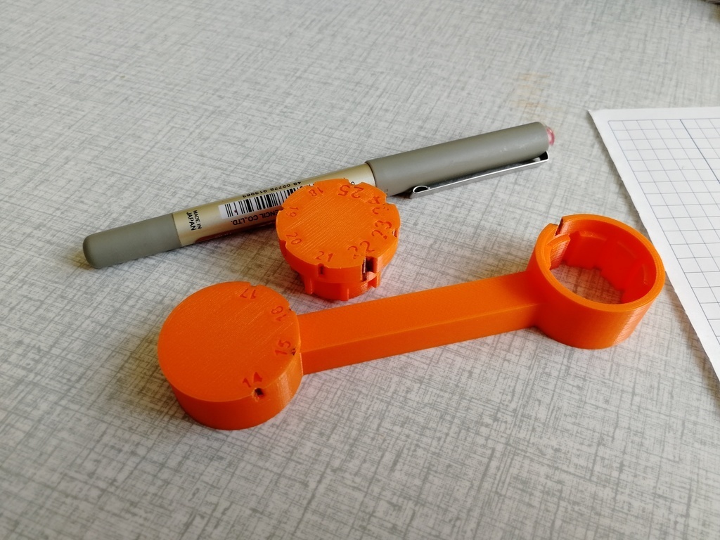 Free 3D file Adjustable offroad Ride Height Gauge・Template to download ...