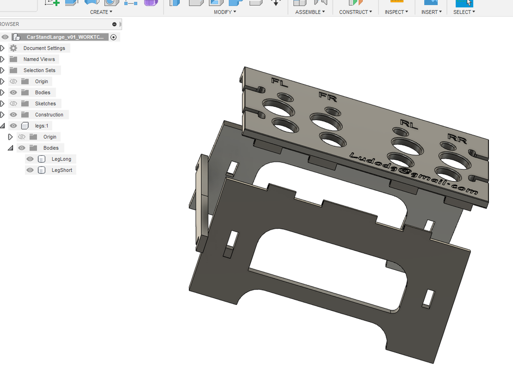 Free 3D file RC Car stand foldable・Template to download and 3D print・Cults