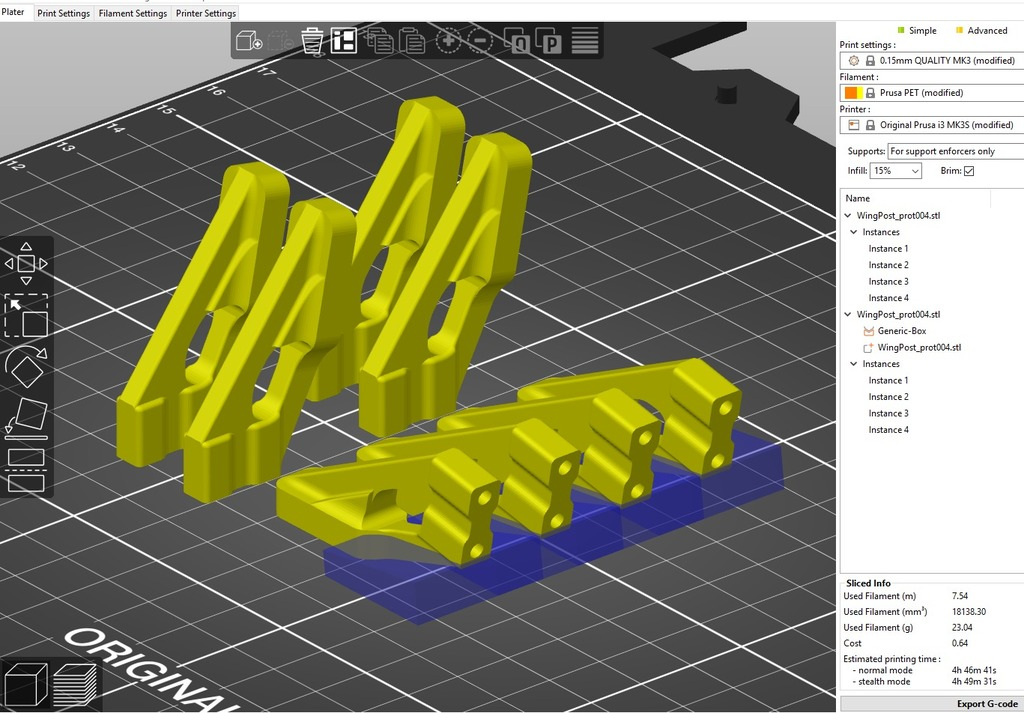 Free 3D file Xray rear wing-post Xb4 XB2 XT4 🩻・3D printer design to ...