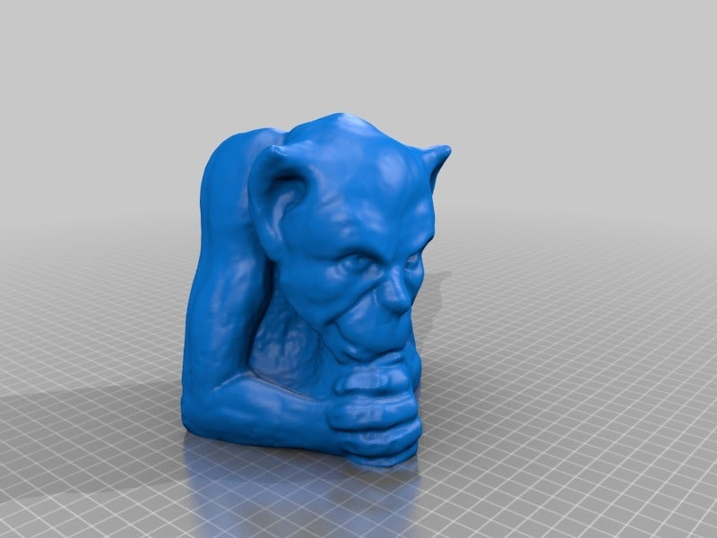 STL file Gargoyle・Template to download and 3D print・Cults
